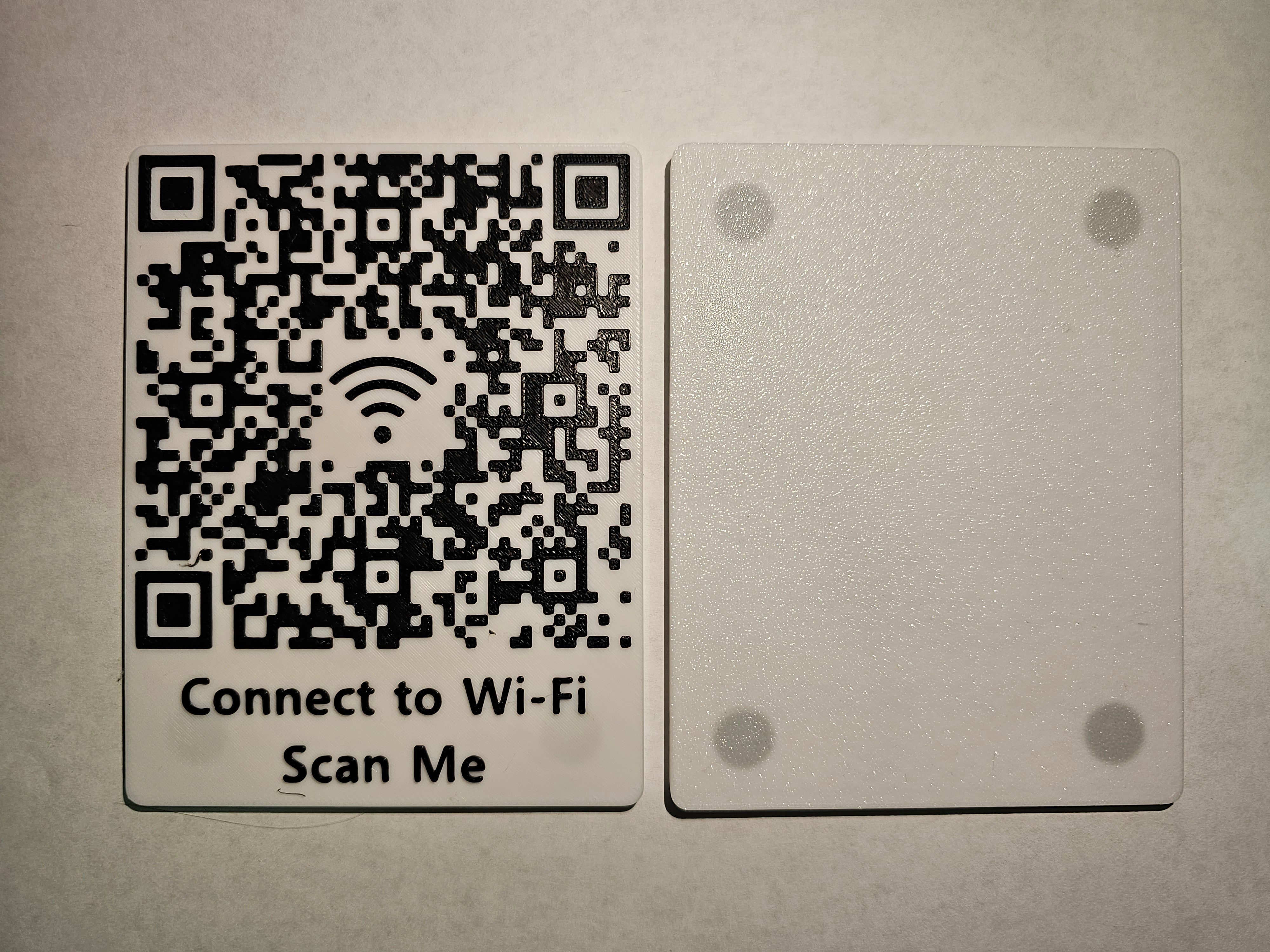 Wifi QR Code Magnet Sign 3D Printed – Mark3d Prints